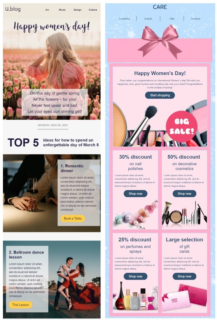 How to Create an Email for International Women’s Day | Blog