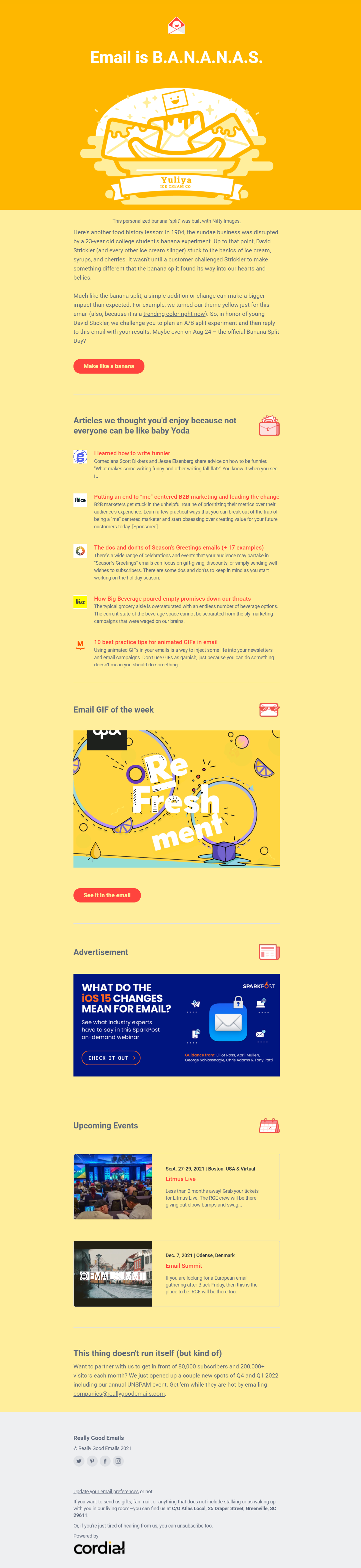 Emails We Love: Best Email Examples of August | Blog