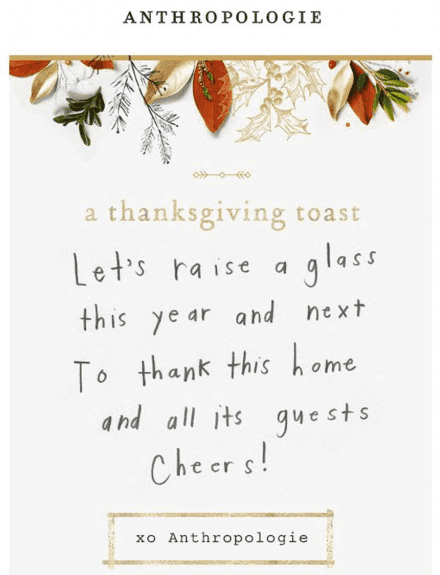 Send Thanks: Content and Design Ideas to Create a Good Thanksgiving ...